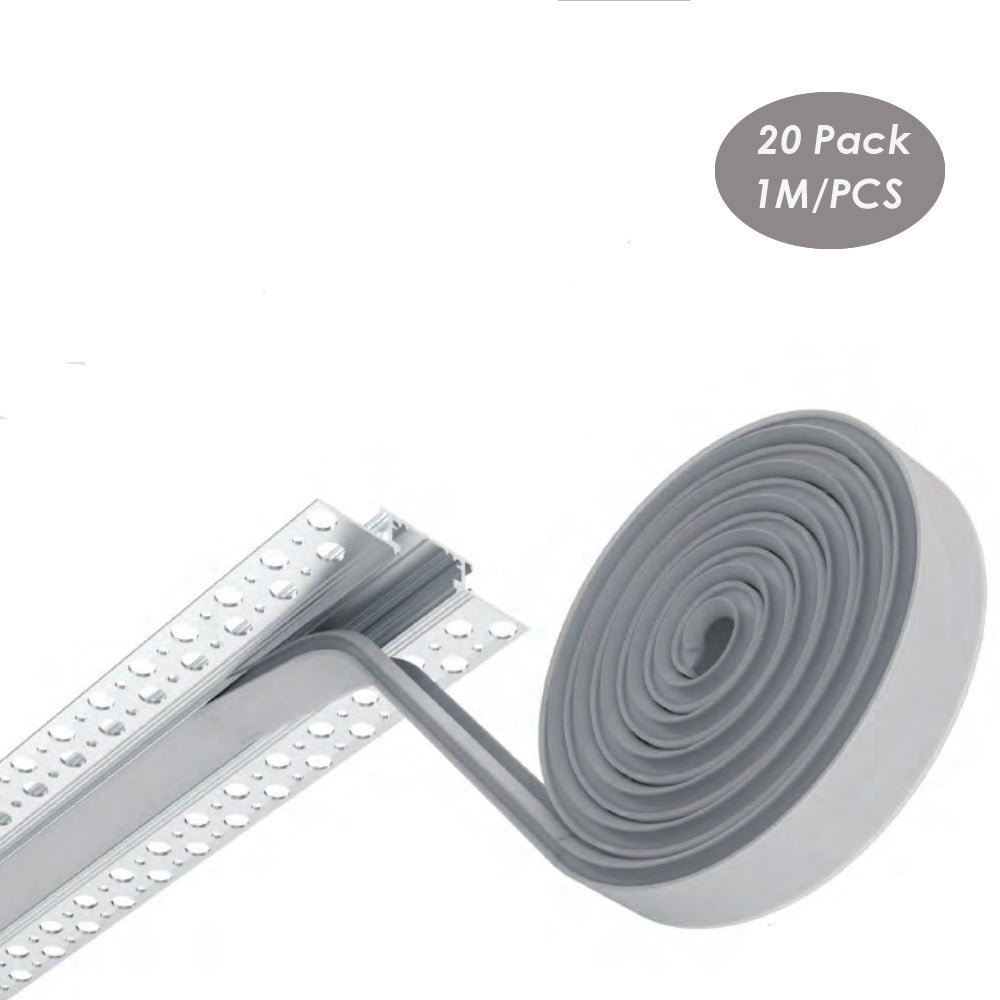 69*13mm Drywall LED Aluminum Channel Long Diffuser Trimless LED Plaste ...