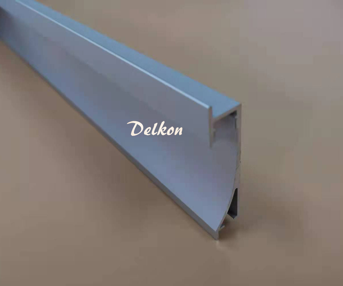 68*14mm Baseboard LED Strip Aluminum Profile Channel System for Wood W ...
